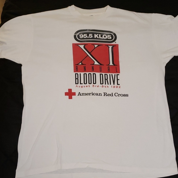 Hanes | Shirts | Vintage Klos Blood Drive Graphic Tshirt | Poshmark